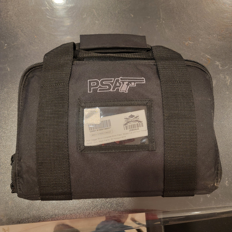 PSA DAGGER MICRO 9MM PISTOL SHIELD CUT W/ HOLOSUN 407K, BLACK 15RD ...