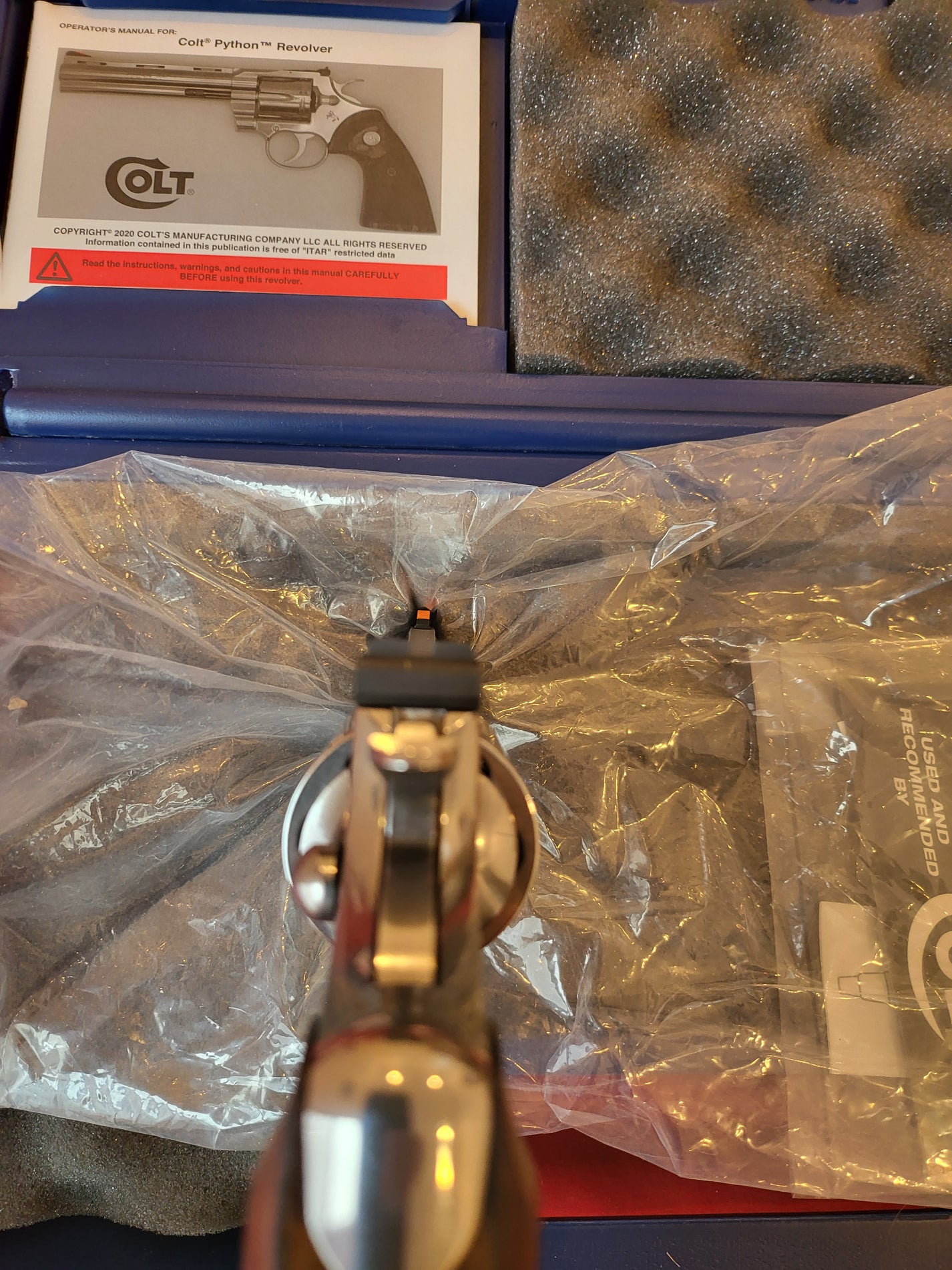 Colt Python 357 Magnum 3in Stainless Revolver - 6 Rounds New – AAE FIREARMS