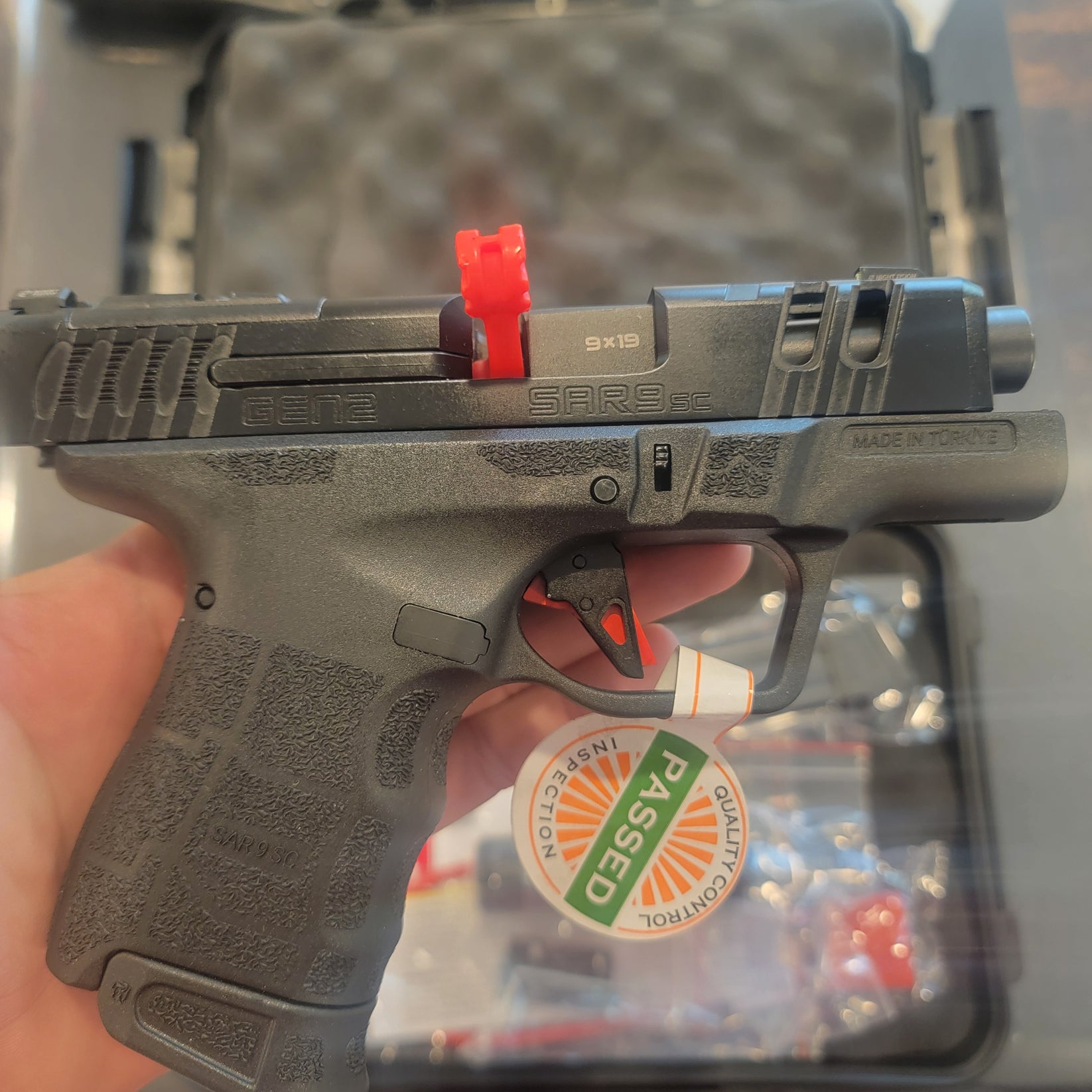 SAR USA SAR9 SC GEN 2 COMPACT 9MM 12/15 RD 3.3 Black optics ready – AAE FIREARMS