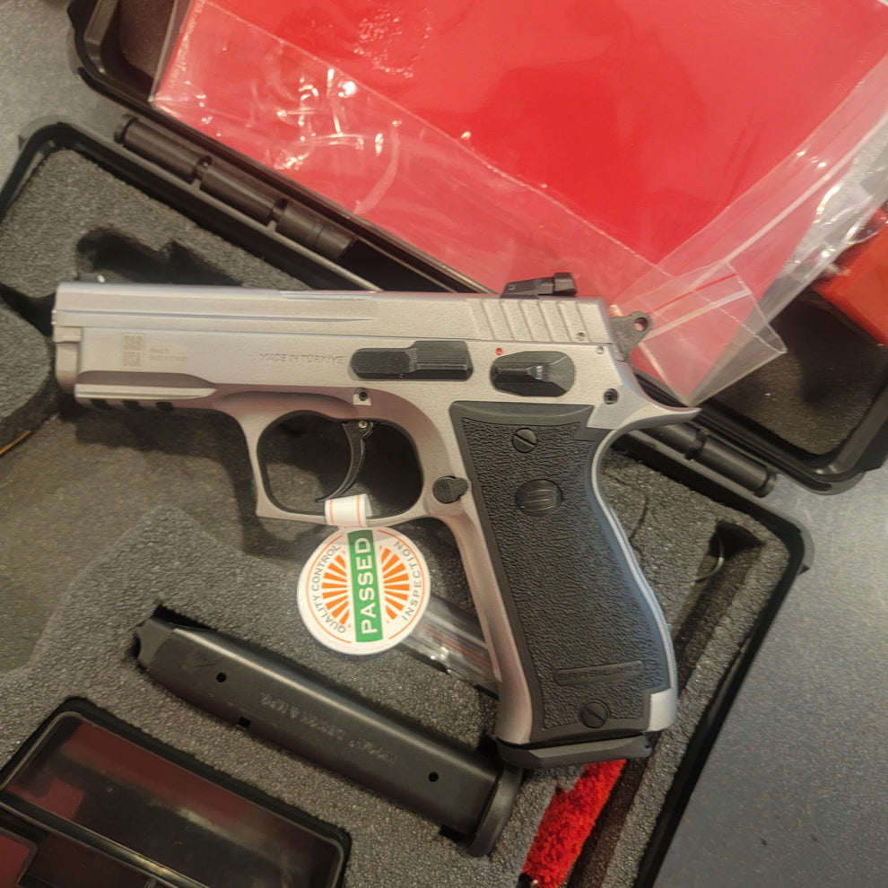 SAR USA K2 45C Compact .45 ACP Stainless K245CST Black handle – AAE ...